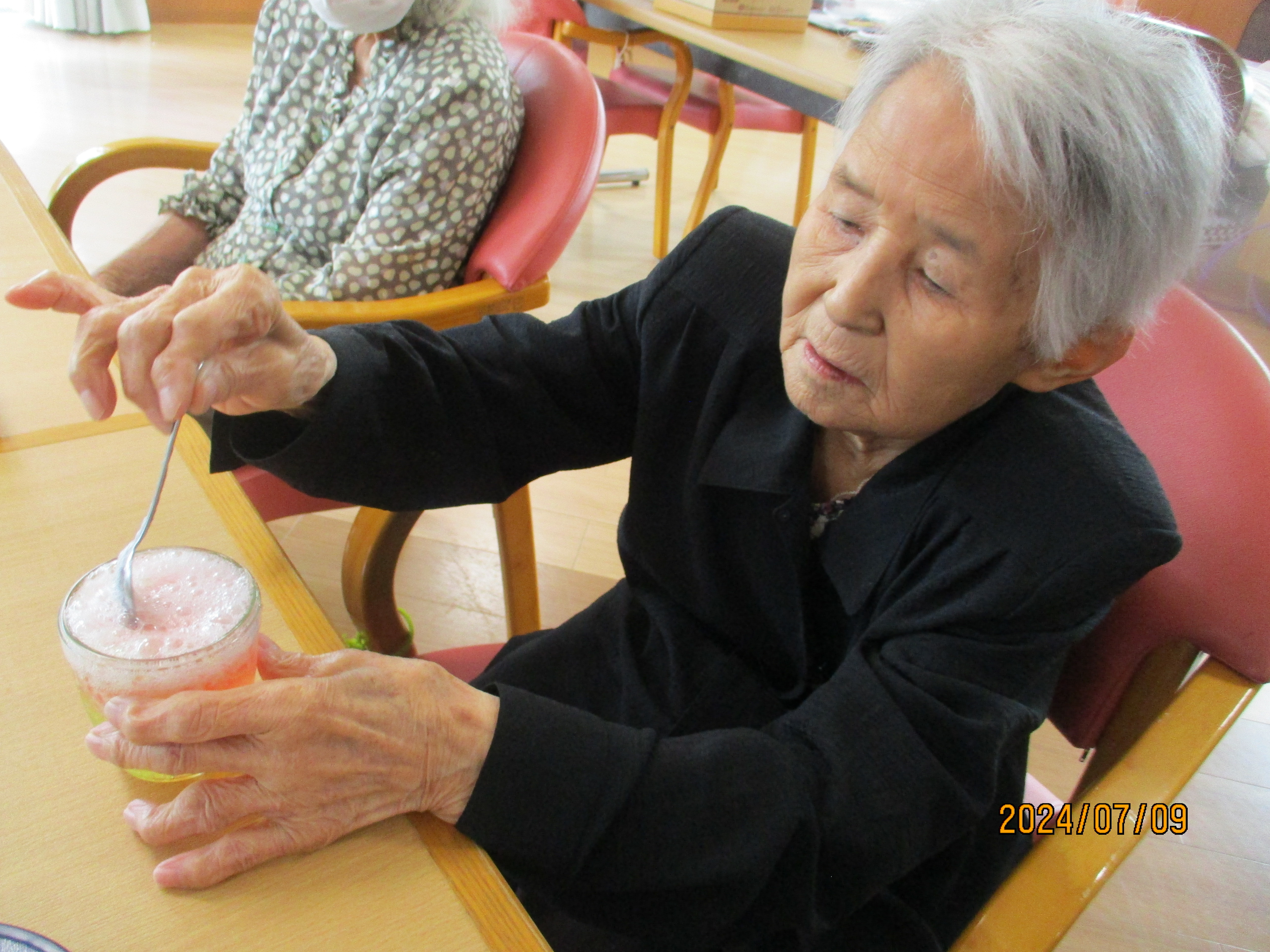 爽やかゼリー作り（デイサービス）: おうぎの里 スタッフBlog